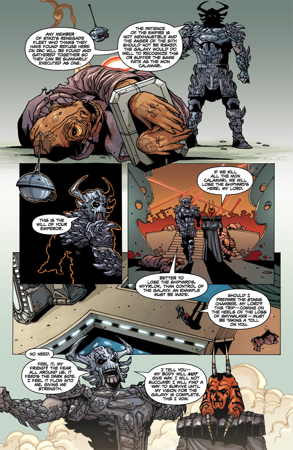 Darth Krayt Orders The Mon Calamari Genocide – Comicnewbies