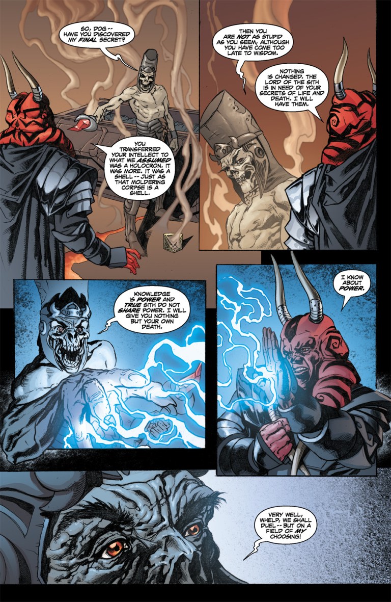 Darth Wyyrlok III VS Darth Andeddu – Comicnewbies