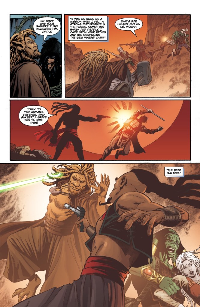 Jedi Master Rasi Tuum VS Jariah Syn – Comicnewbies