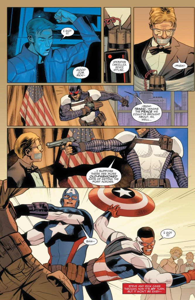 Captain America Sam Wilson Misses His Shield Throw – Comicnewbies