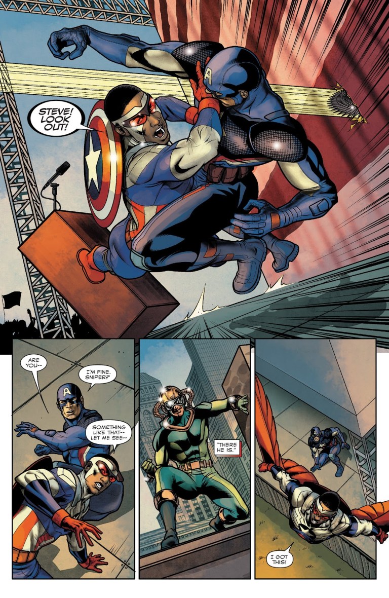Captain America Sam Wilson VS Chance – Comicnewbies
