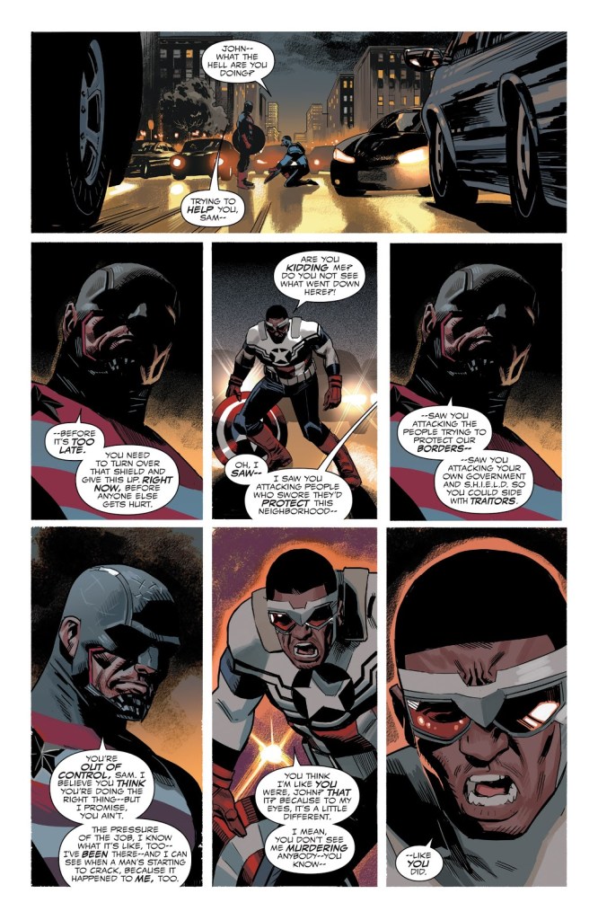 Captain America Sam Wilson VS U.S. Agent – Comicnewbies