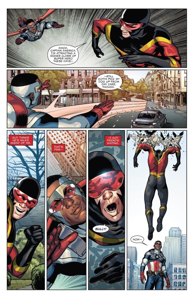 How Captain America Sam Wilson Caught A Speedster – Comicnewbies