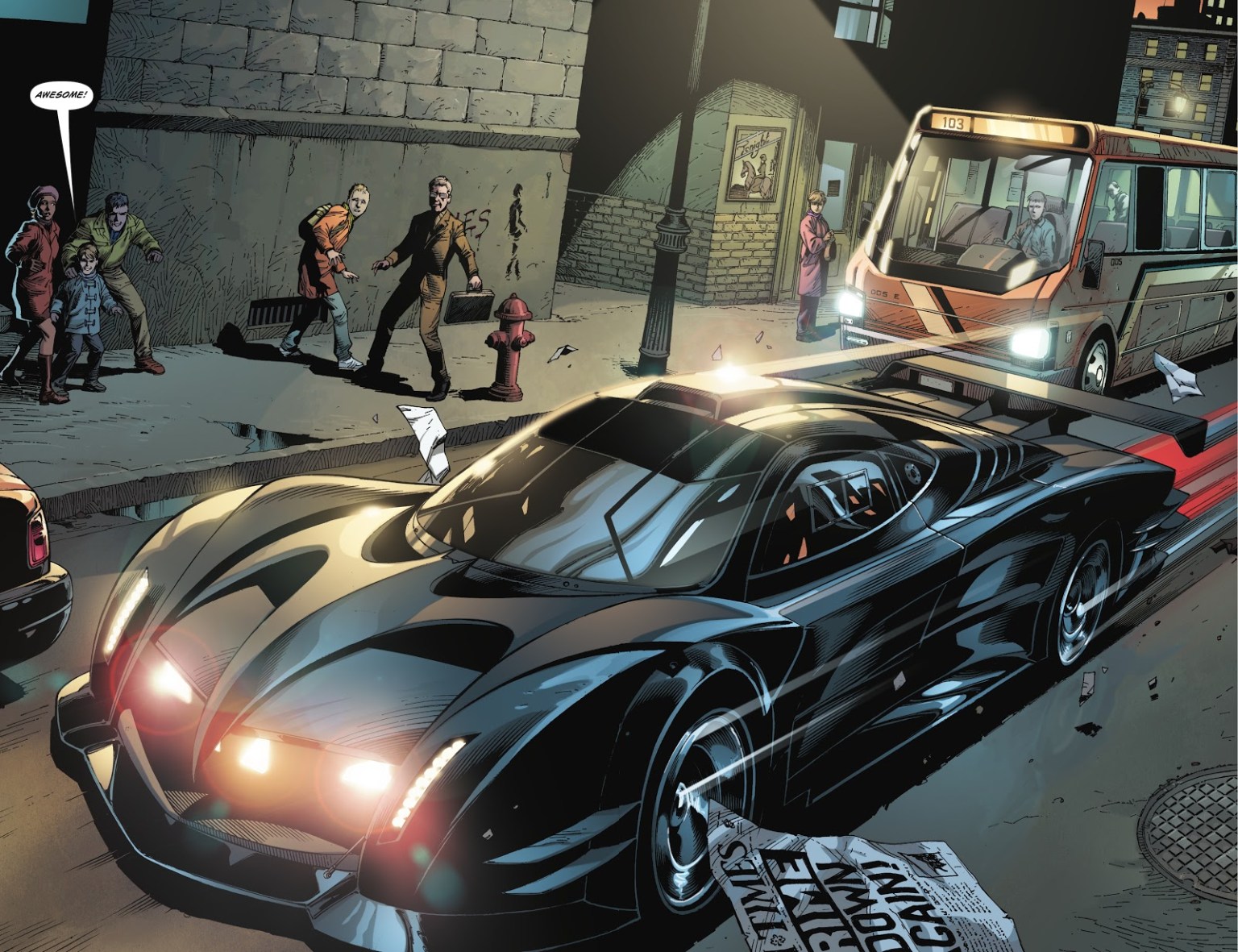 Batman’s Batmobile (Earth One) – Comicnewbies