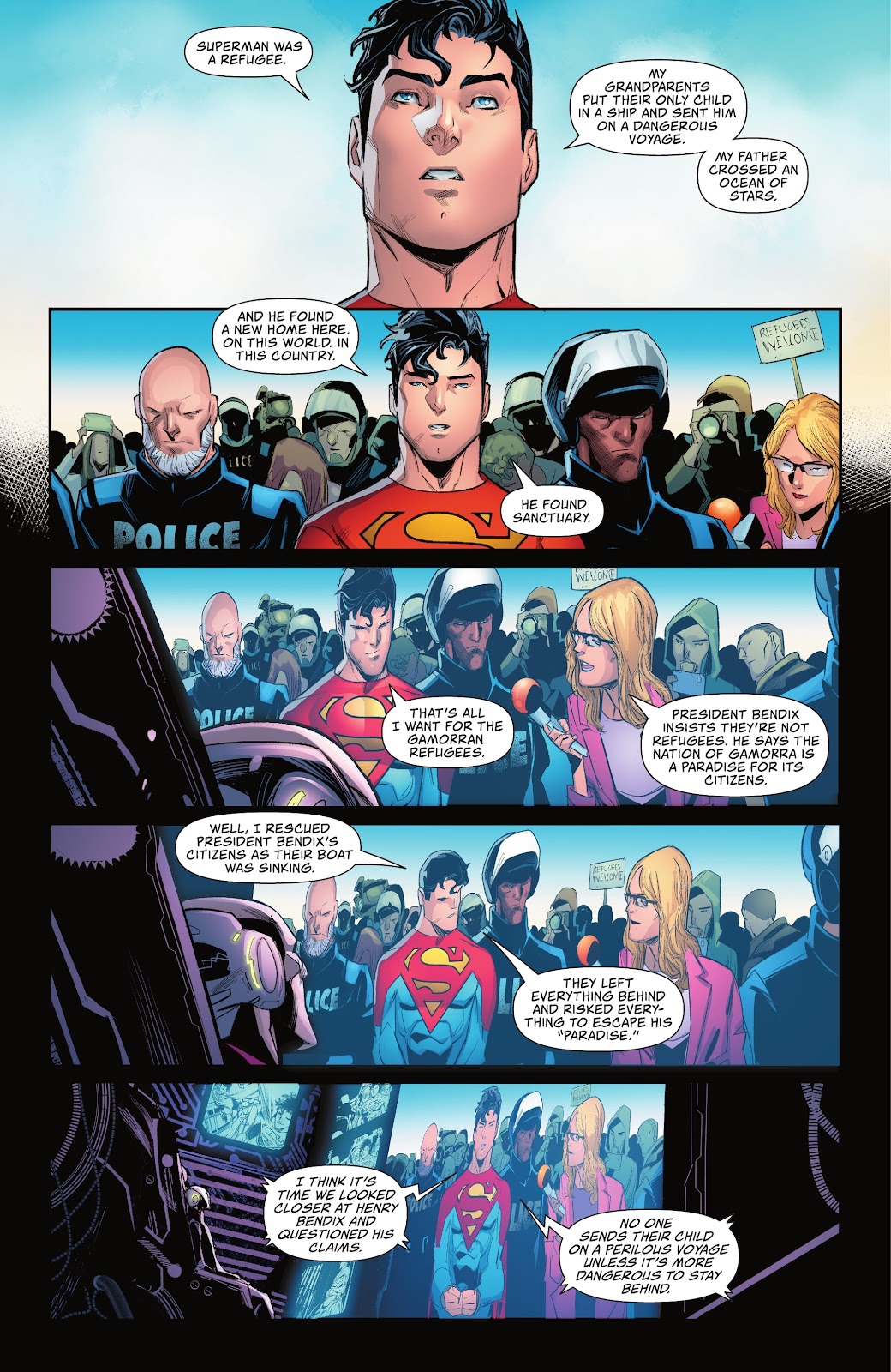 Superman Gets Arrested For Protesting – Comicnewbies