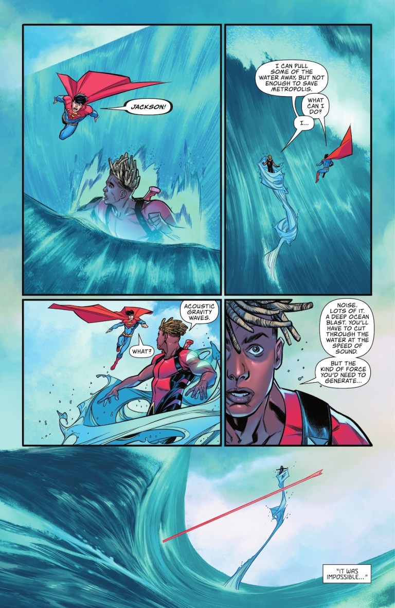 How Superman Stopped A Tsunami – Comicnewbies
