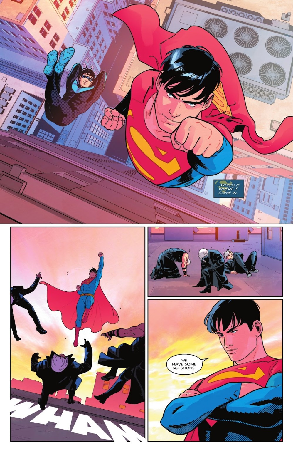 Superman And Nightwing VS The Rising – Comicnewbies