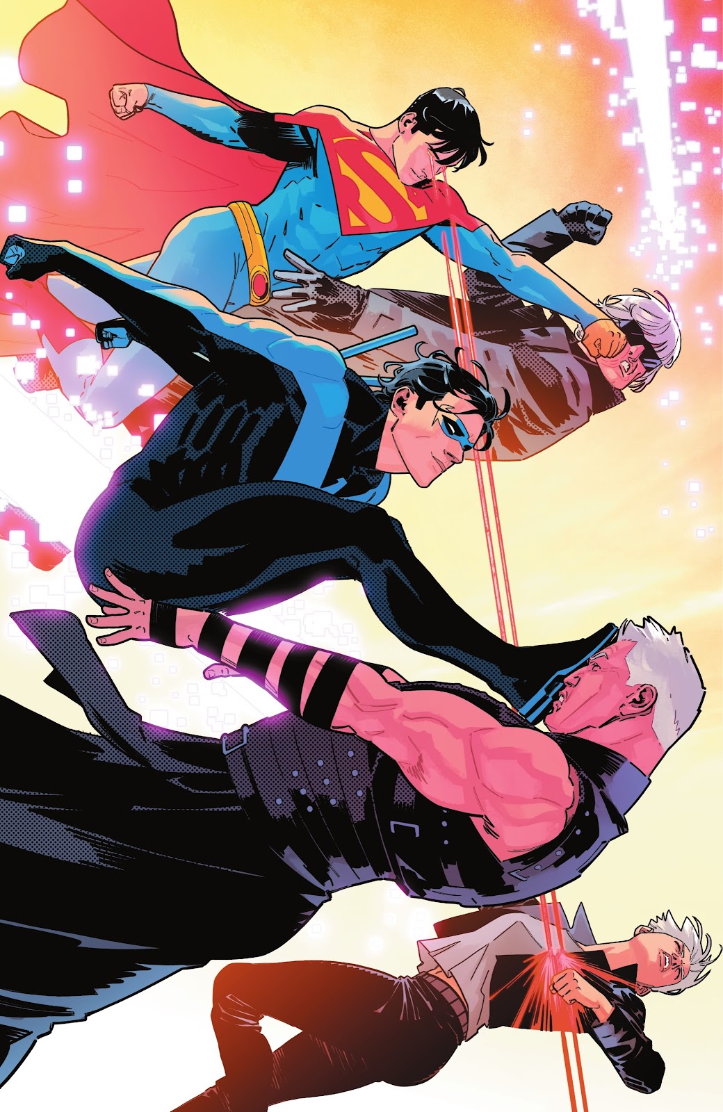 Superman And Nightwing VS The Rising – Comicnewbies