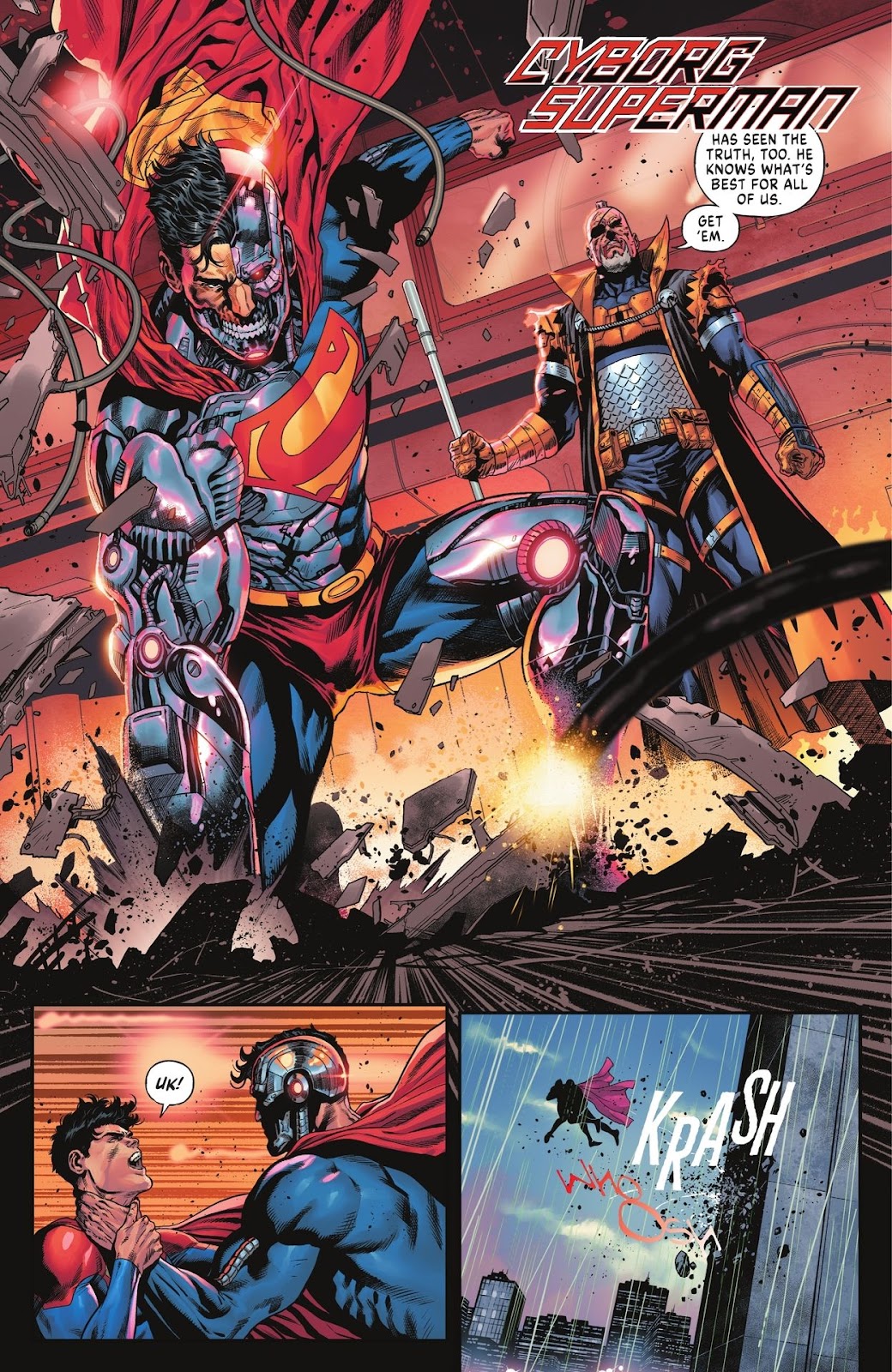Superman VS Cyborg-Superman (Dark Crisis) – Comicnewbies