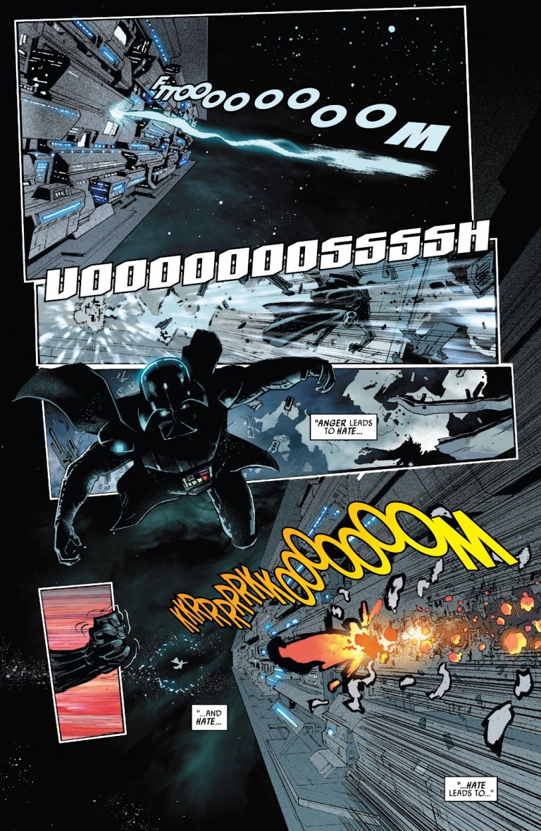 Darth Vader Under A Force Wave – Comicnewbies