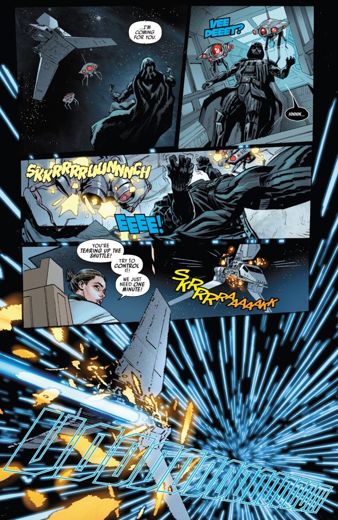 Darth Vader Under A Force Wave – Comicnewbies