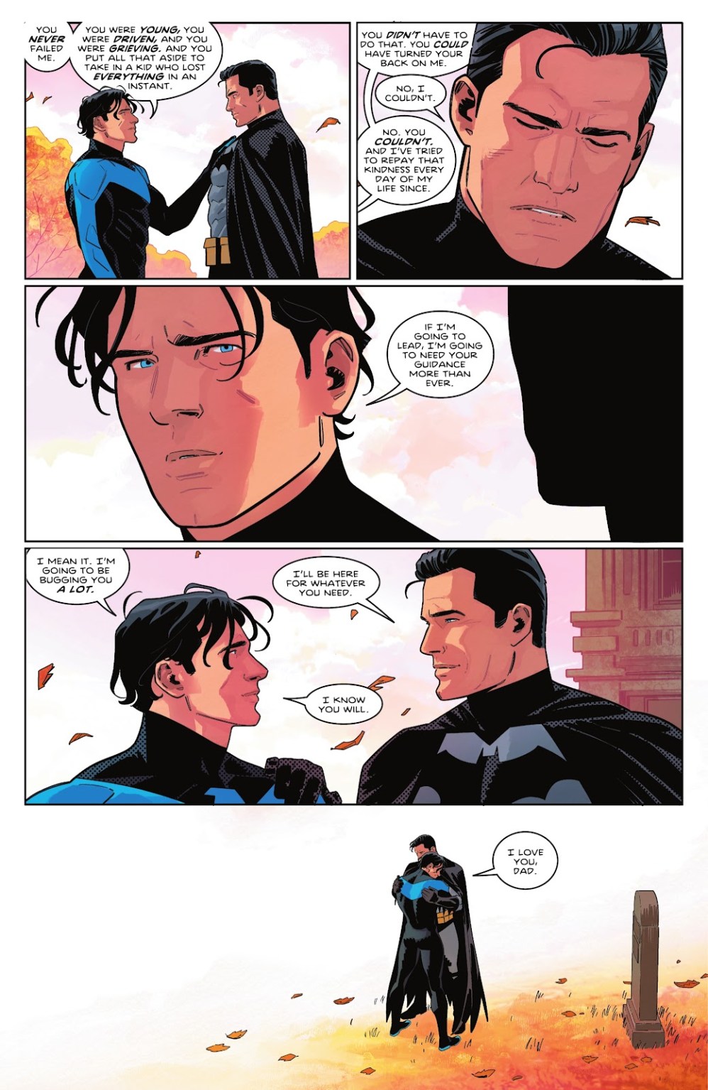 Nightwing Hugs Batman – Comicnewbies